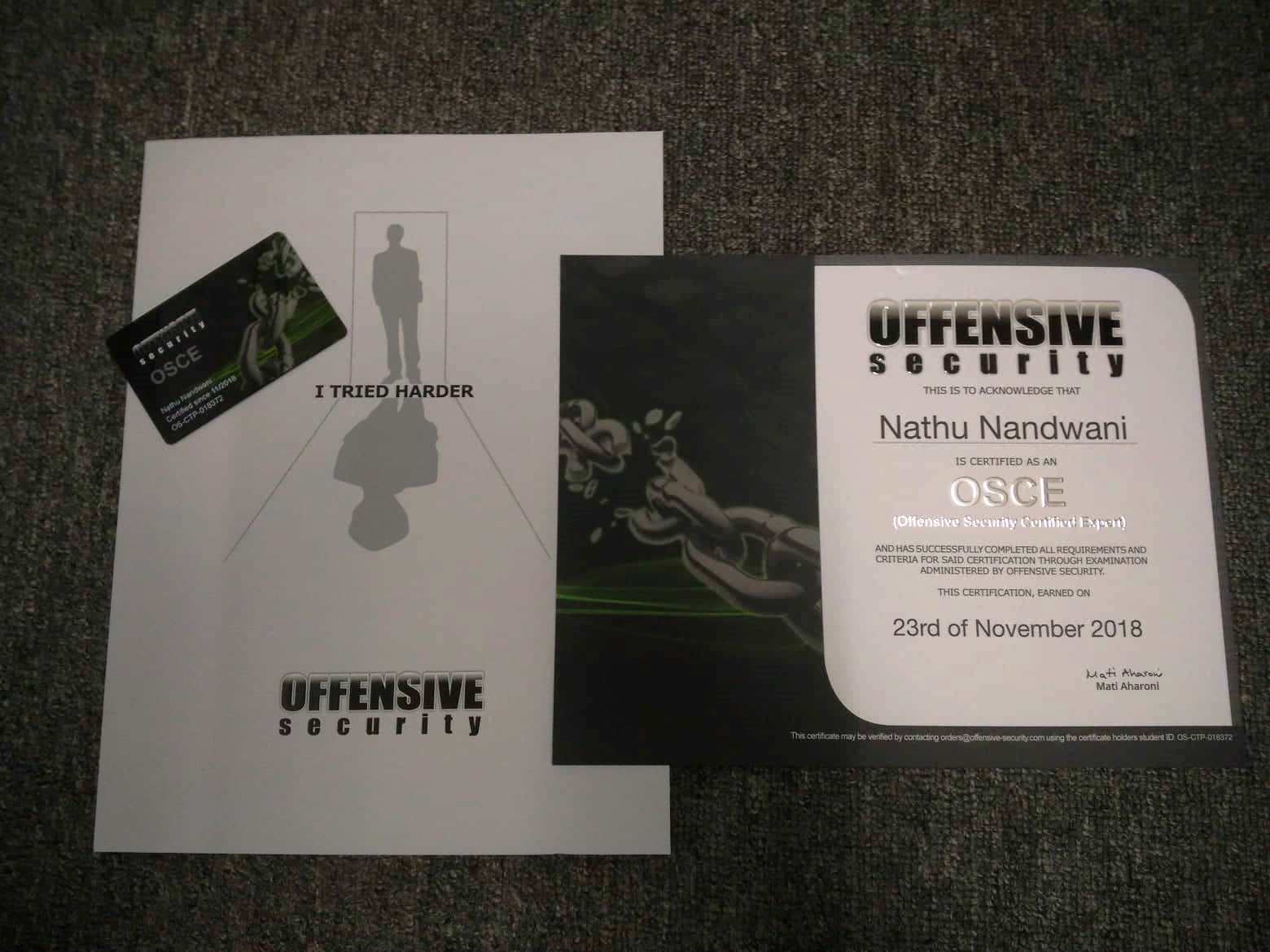 Offensive Security Certified Expert (OSCE) Experience – NandTech